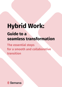 Hybrid work guides to streamline your transition- E-books Semana